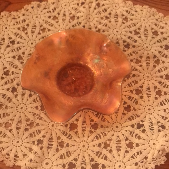 Accents | Set Of 6 Beautiful Orange Depression Glass Bowls | Poshmark